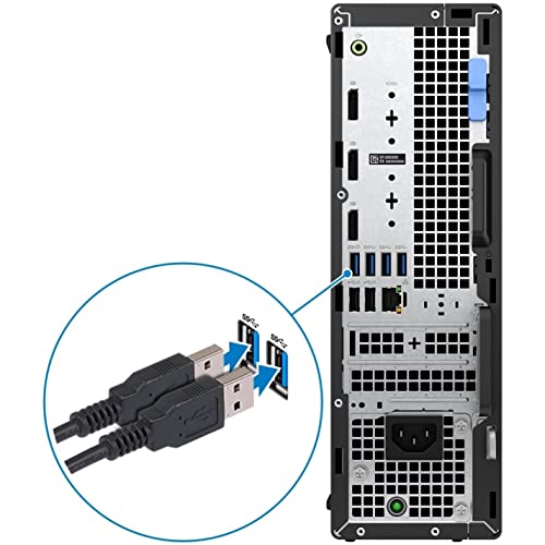 Dell OptiPlex 790 Desktop Computer Tower, Intel Core i7 2.10 GHz Processor, 32 GB RAM, 512 GB SSD, DVD-Writer, Windows 10 Pro