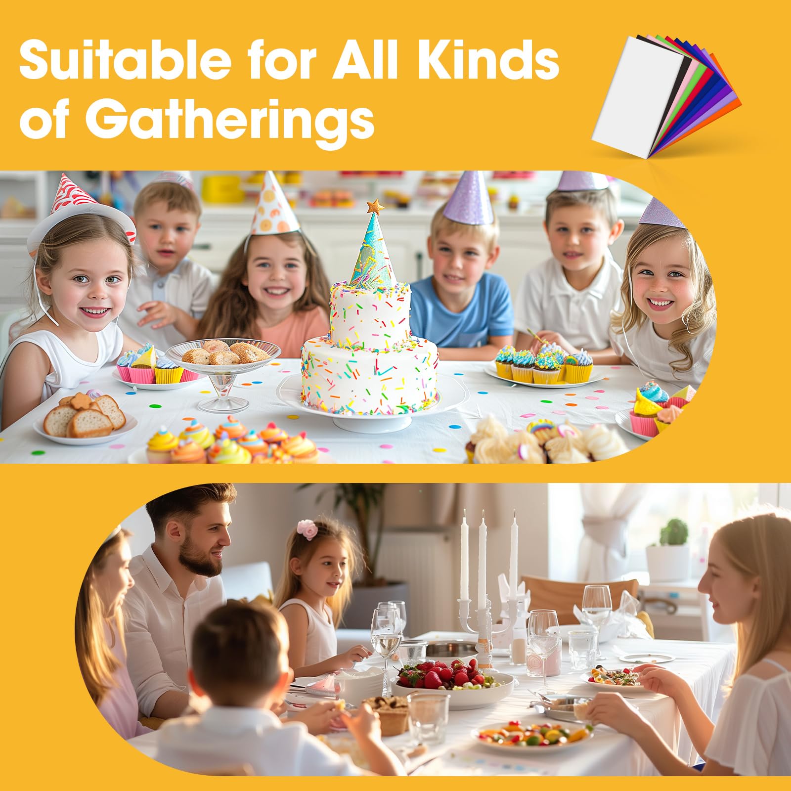 Niuara White Plastic Table Cloth Rectangle Table 4 Pack, 54''×108'' White Tablecloth for 6ft Tables, Table Cloth for Disposable Use, Table Cover for Holiday Party, Gathering