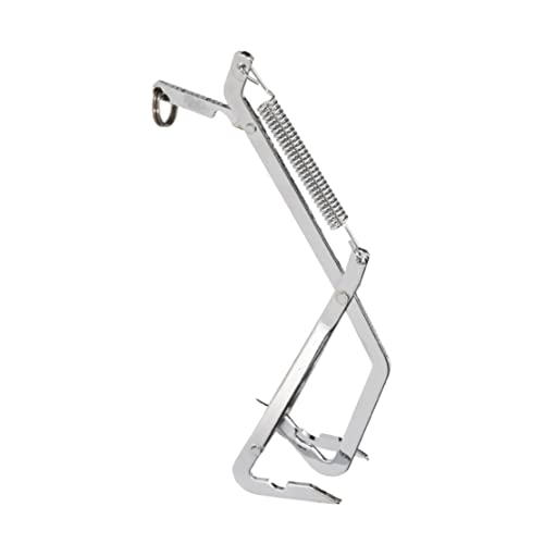 Fishing Pole Accessories,Fishing Crab Grabber Stainless Steel Double Hook Catch Tool Grabbing Tool Clamps Silver