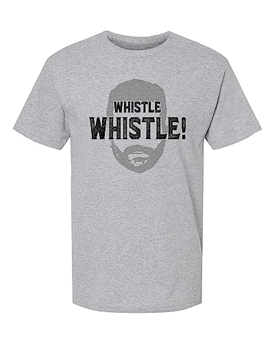 X-Large Oxford Mens Whistle Funny Soccer Coach T-Shirt