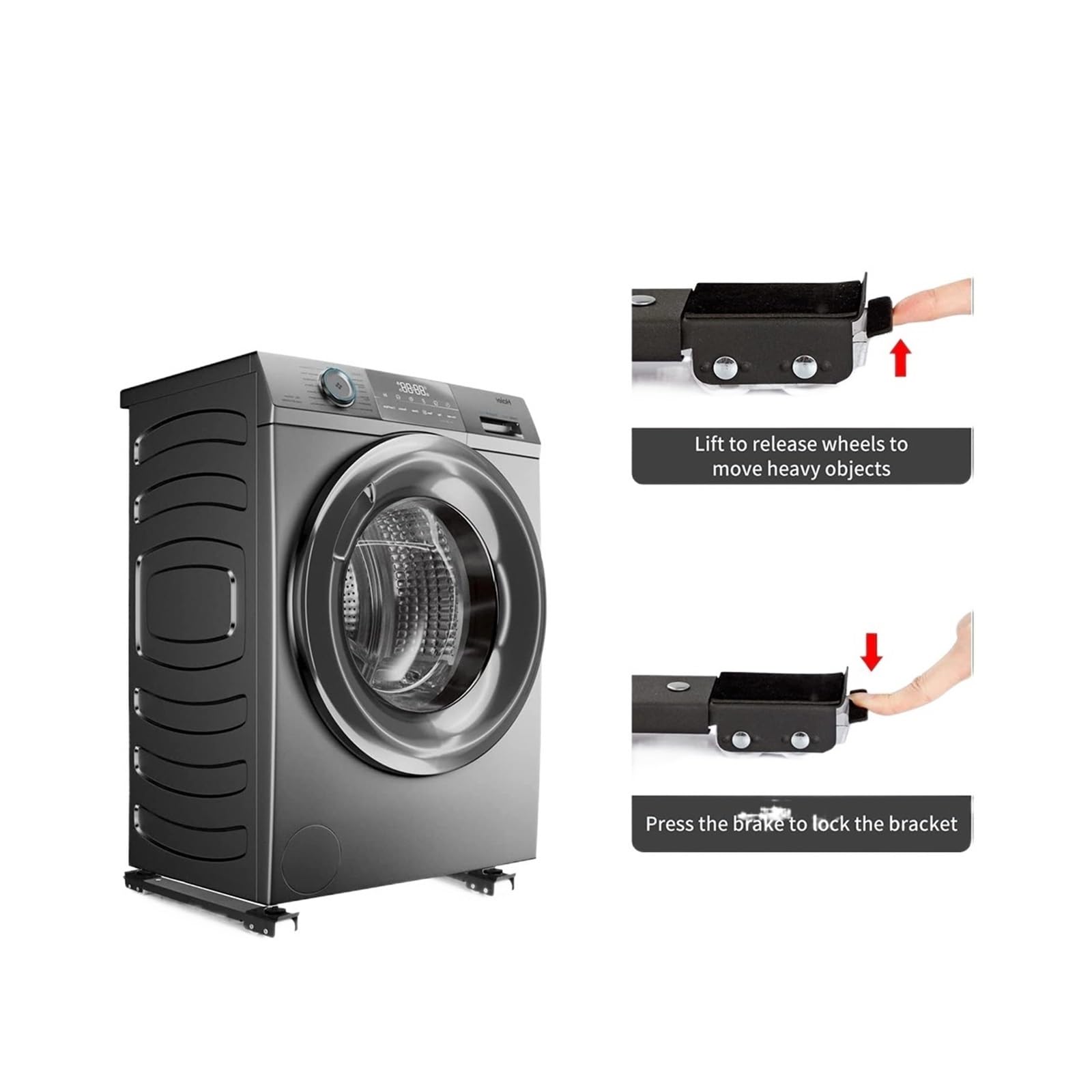 FLAVAS Expandable Appliance Roller-Appliance Rollers for Washer and Dryer,Base Mover for Washer and Dryer