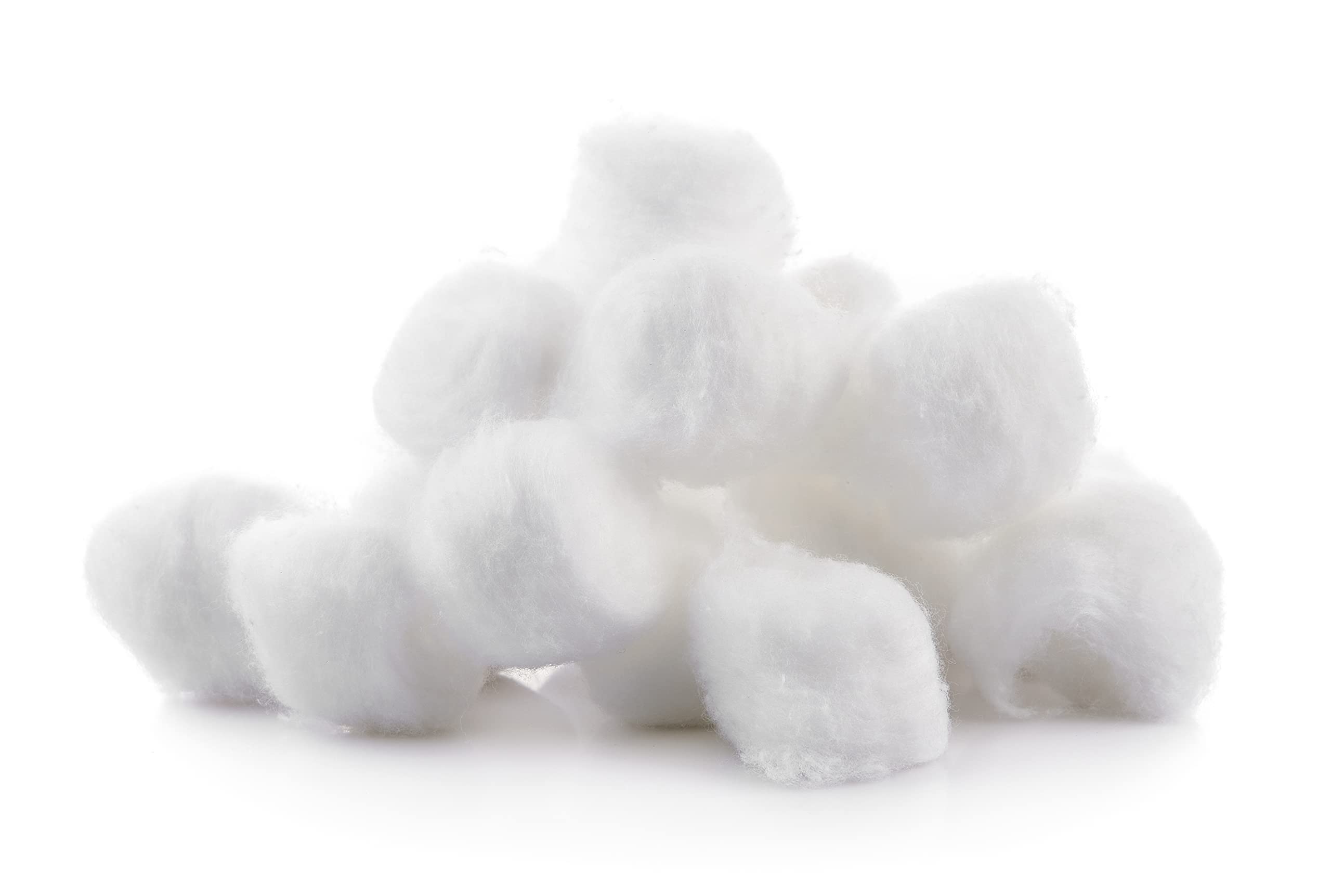 DecorRack 100 Cotton Balls, 100% Pure Cotton for Nail Polish and Make-Up Removal, Applying Oil Lotion or Powder, Perfect for Multi-Purpose Use, Soft and Absorbent (100 Count)