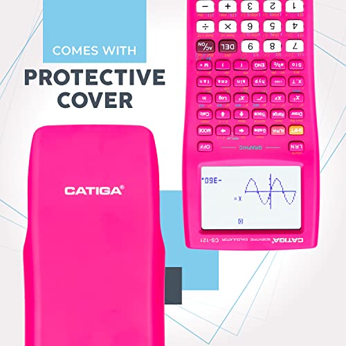 Scientific Calculator with Graphic Functions - Multiple Modes with Intuitive Interface - Perfect for Students of Beginner and Advanced Courses, High School or College