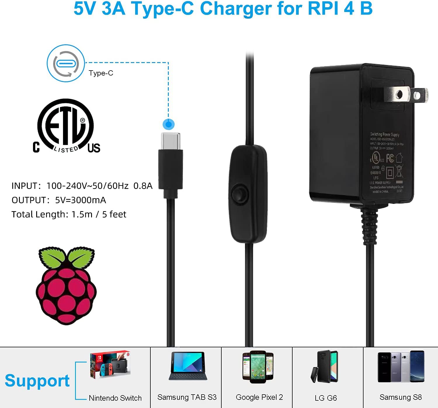 MarsKit Raspberry Pi 4 Model B Starter Kit-128GB Edition/Raspberry Pi 4 Mddel B (4GB RAM) /Raspberry Pi OS Pre-Installed