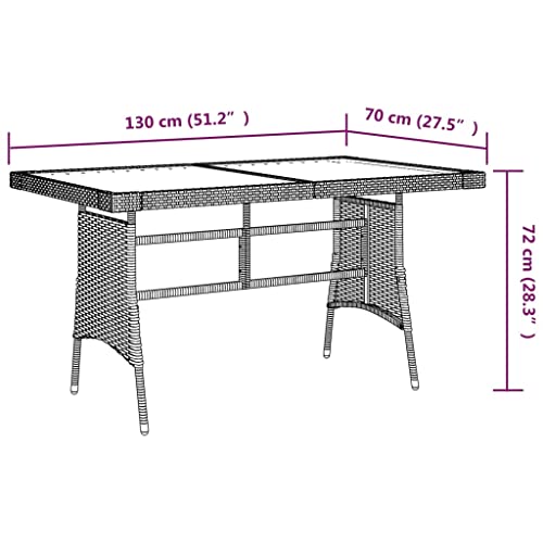 WFAUIBR Dining Set 5 Piece Patio ,Full Set of Family Gathering Tables,Lounge Set ,for Balcony, Lawn, Garden, or Poolside, This Set is Outdoor Spaces.Gray/B,5 Piece 51.2"