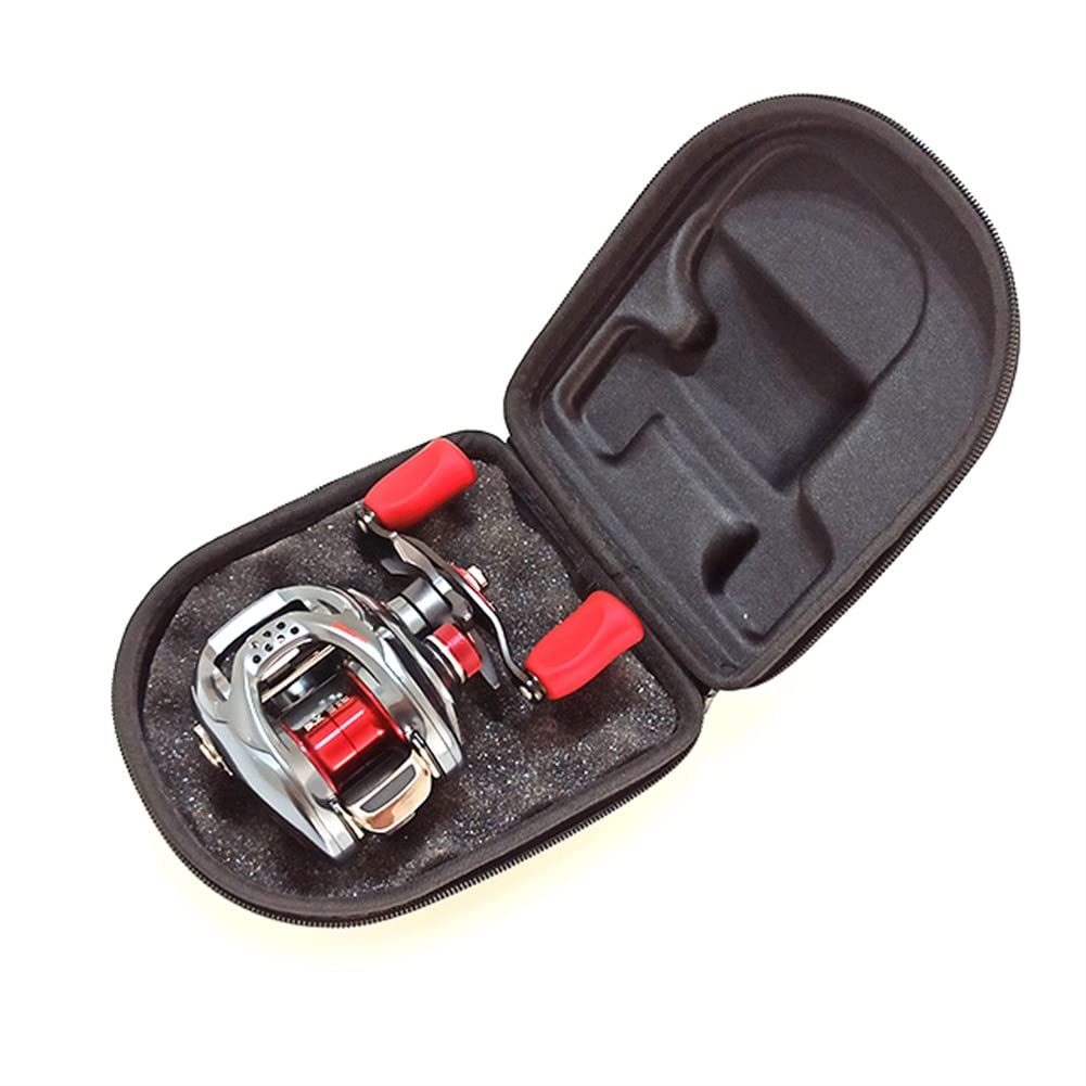 Fishing Spinning Reel Covers Baitcaster Protective Bag for Drum Spinning Raft Bait Casting Reel Storage Tools Fishing Tackle Fly Reel Case ( Color : A Style S )