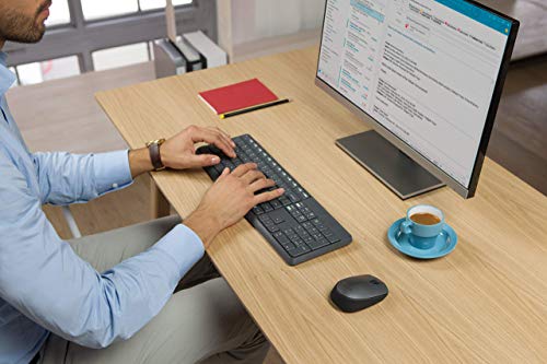 Logitech MK235 Wireless Keyboard and Mouse (Renewed)