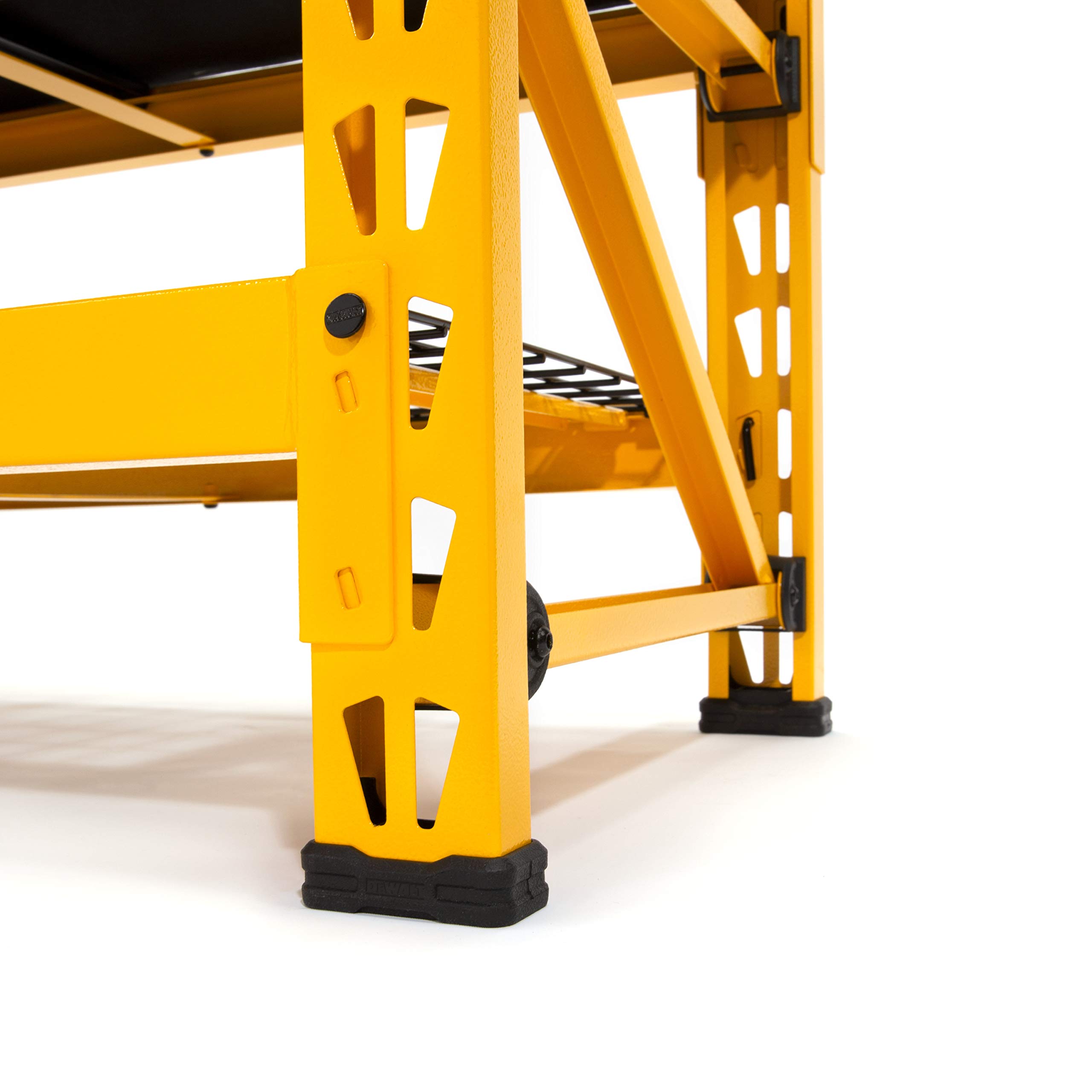 DEWALT Garage Bench with Wire Grid Storage Shelf