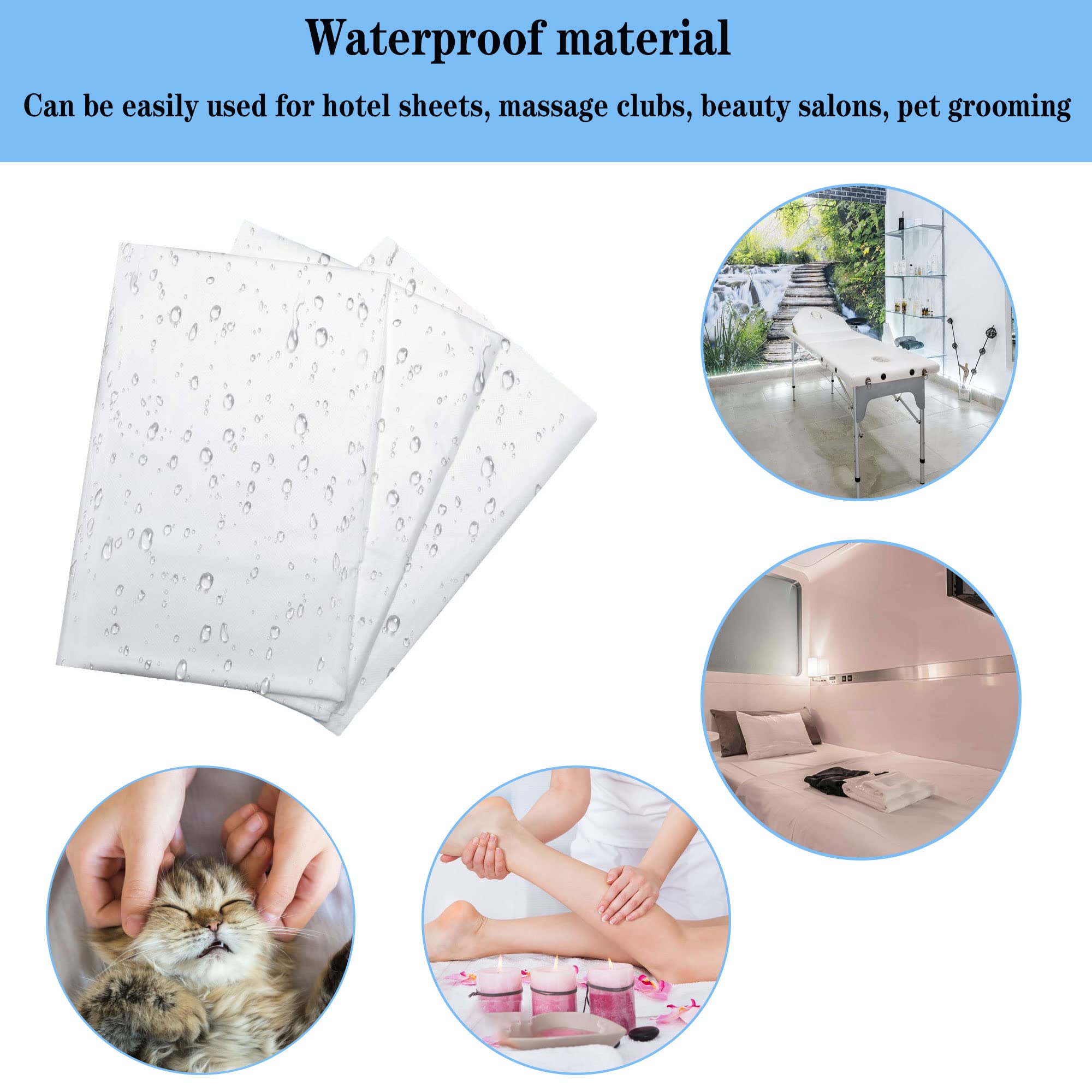 Massage sheets (white)