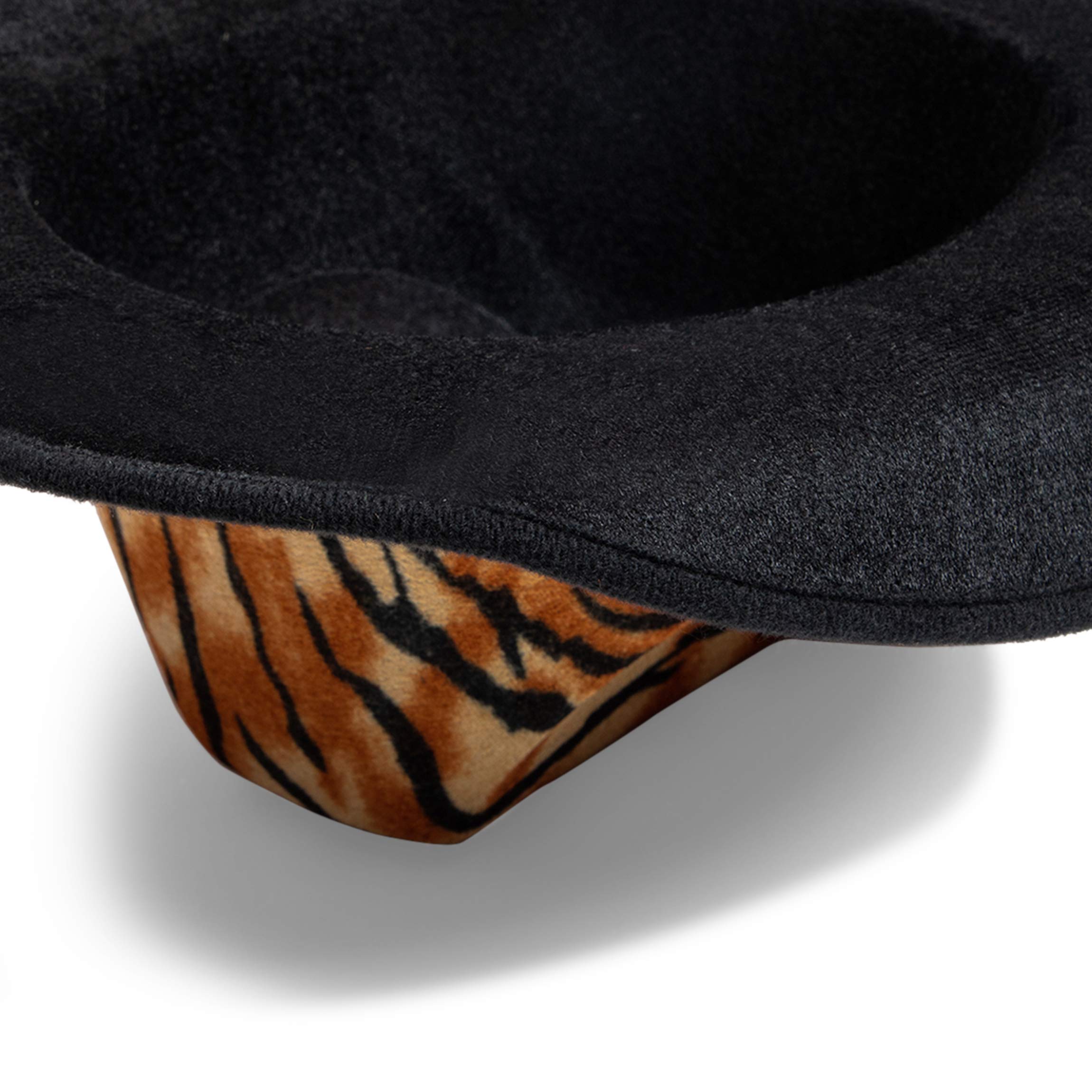 Fun Cowboy Hat, Party Cowboy Hat in Tiger Print (Adult Size, Unisex) Multicoloured