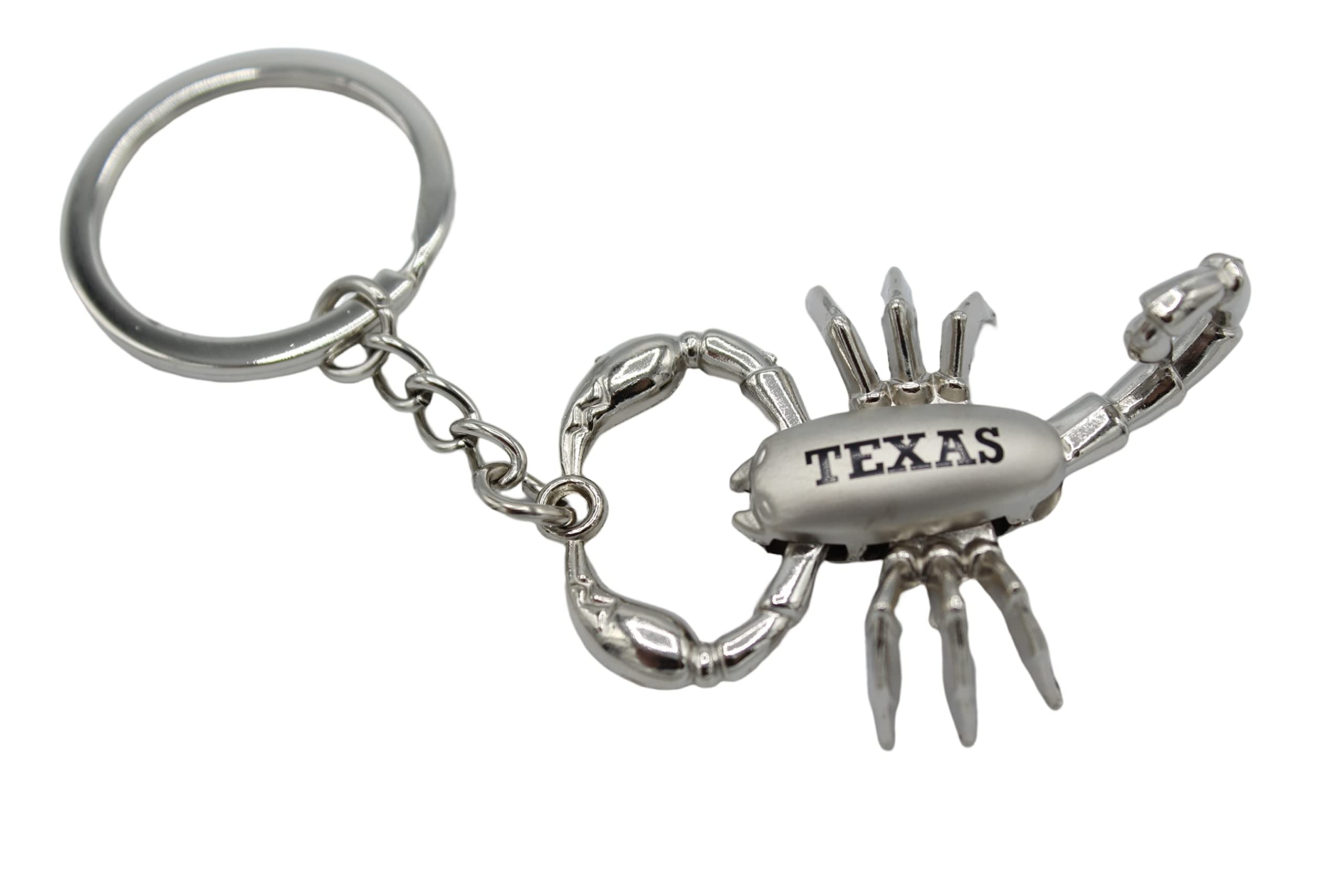 EastMeetsWest Metal Texas Scorpion Key Chain Keychain Handbag Backpack Charm