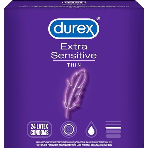 Durex Extra Sensitive Ultra Thin Condoms 24 Pack Personal Healthcare / Health Care, 24 Count (Pack of 1)