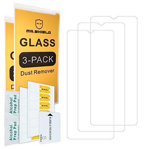 Mr.Shield [3-Pack] Designed For T-MOBILE (REVVL 6 PRO 5G) / REVVL 6X Pro 5G [Tempered Glass] [Japan Glass with 9H Hardness] with Lifetime Replacement