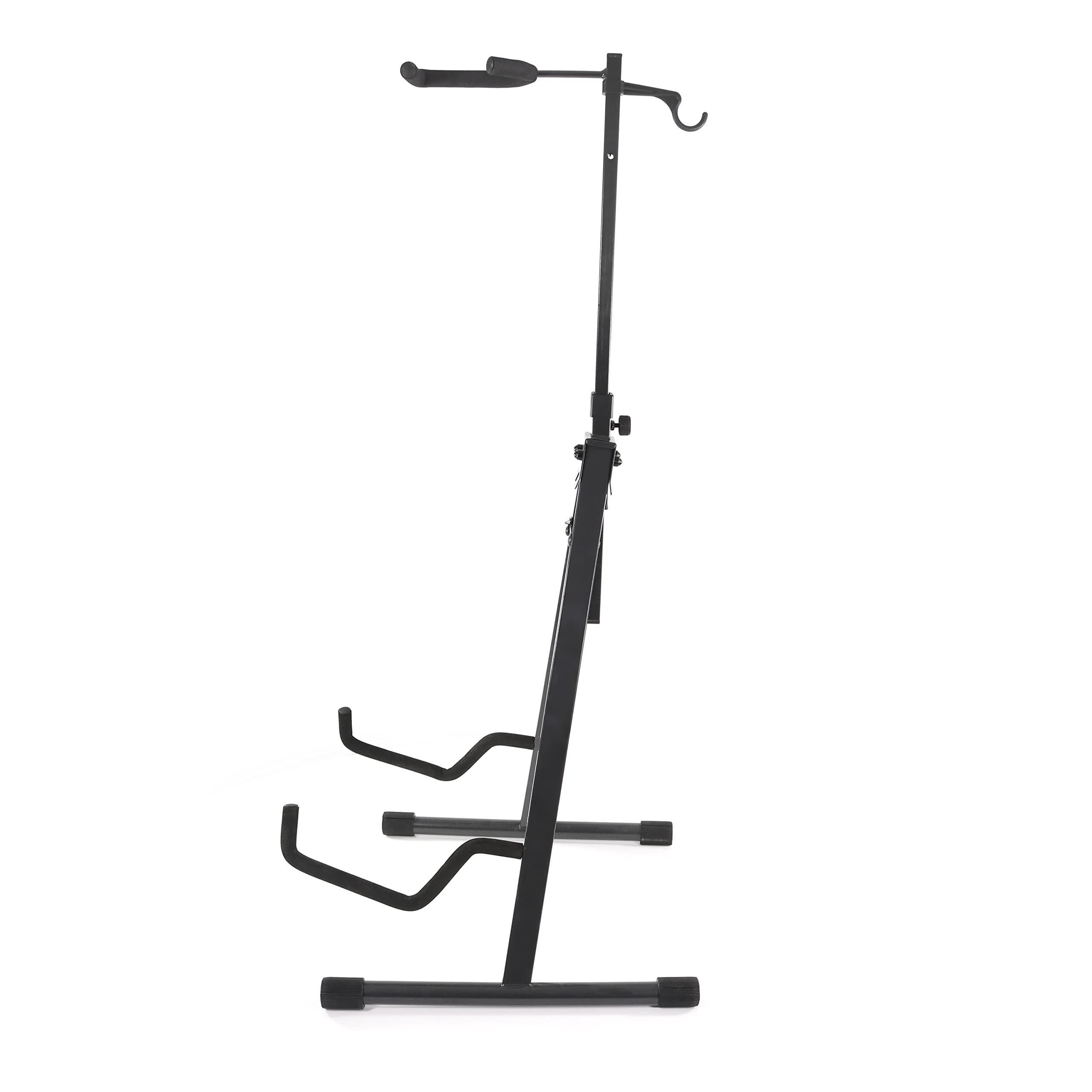 GEBRENT Cello Floor Stand with Bow Hook - Holder for Concerts, Orchestra, Performance, Music - Padded, Adjustable - with Anti-Slip Endpin Rest