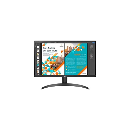 LG 24QP500-B 24" QHD (2560x1440) 75Hz 5ms IPS FreeSync Monitor, Black (Renewed)