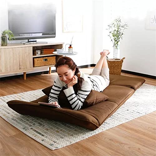 JYDQM Lounge Indoor Floor Sofa Bed Sleeper 14 Position Adjustable Living Room Daybed Recliner Sofa Couch Folding