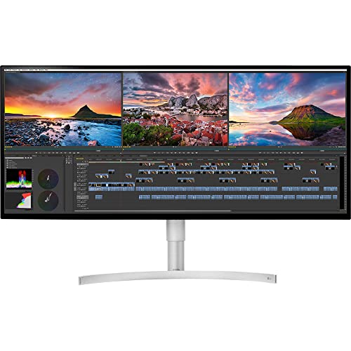 LG 34WK95U-W 34" Class 21:9 UltraWide 5K2K Nano IPS LED Monitor with HDR 600 Bundle with Deco Gear Wired Gaming Mouse and Deco Gear Large Extended Pro Gaming Mouse Pad