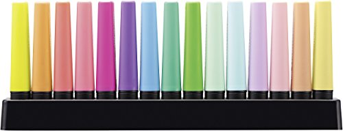 STABILO BOSS Original Fluorescent and Pastel Highlighters β Deskset of 15 Assorted Colours