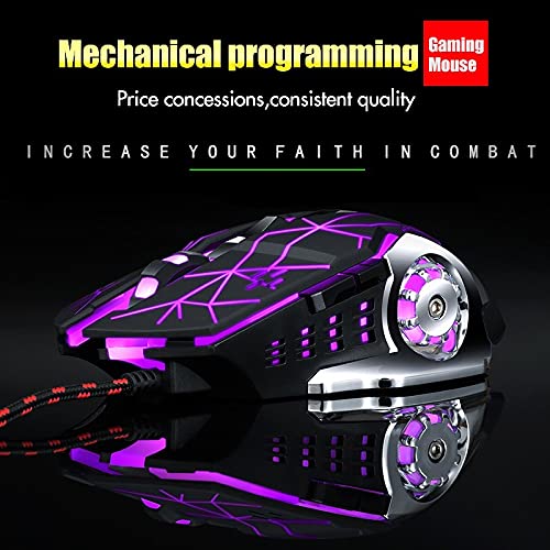 Ergonomic Chromatic Wired Gaming Optical Mouse for PC Gamer & It's A 6 Buttons Mouse Which is Also Good for Office Use, 6 Buttons Features is A Perfect Match for Online & Offline Gaming Experience