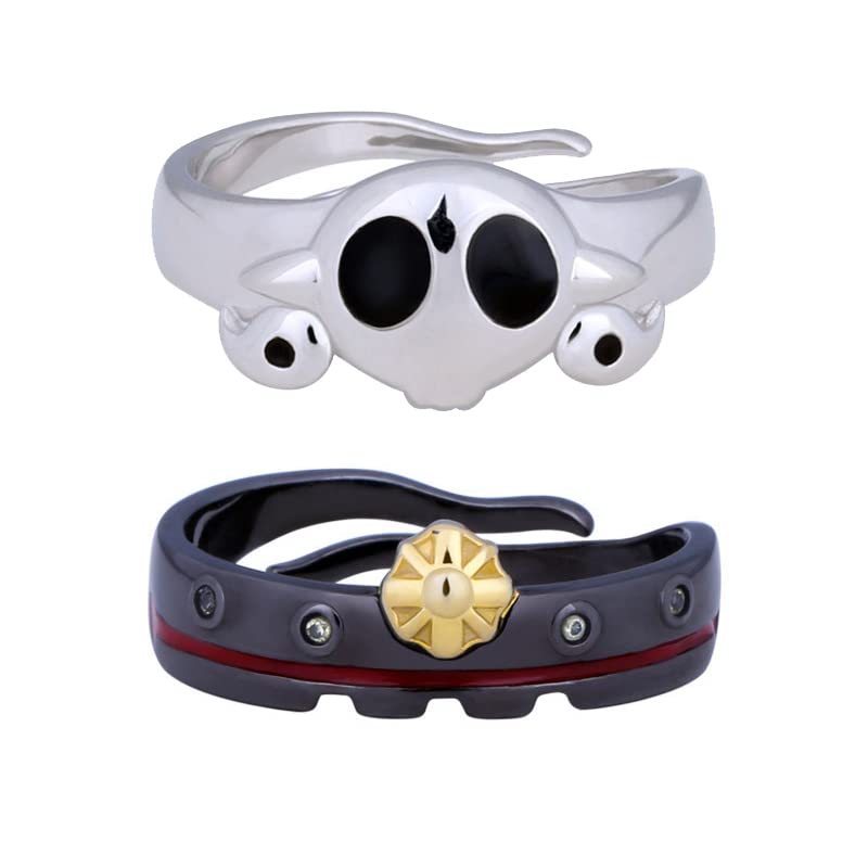 Hanako-kun Rings Yashiro Nene Cosplay Ring Male Female Couple Opening ring 925 Silver jewelry Toilet-bound Hanako-kun Rings (2pcs)