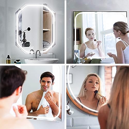 MY BEAUTY LIGHT LED Vanity Lights, 6000K Dimmable Daylight White Vanity Mirror Lights, 6.56FT Bright Makeup Light, ELT Approval 24V Stick on Lights for Bathroom Mirror, Full Length Mirror, Wall Mirror