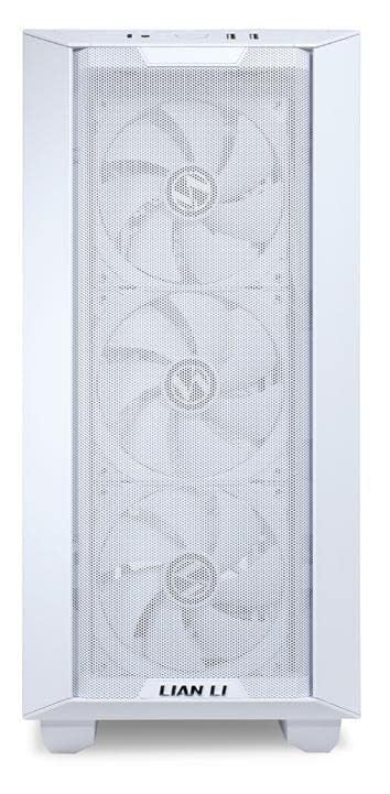 LIAN LI Lancool III White Aluminum/SECC/Tempered Glass Gaming Case with 4 × 140 PWM Fans (Non-RGB) - LANCOOL 3-W