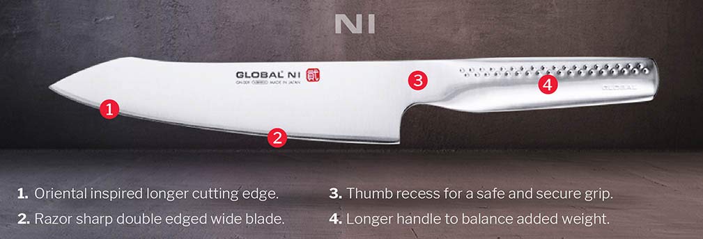 Global Carving-Knives, Stainless Steel