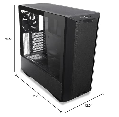 Lian-Li LANCOOL III Tempered Glass E-ATX Mid-Tower Computer Case, Black