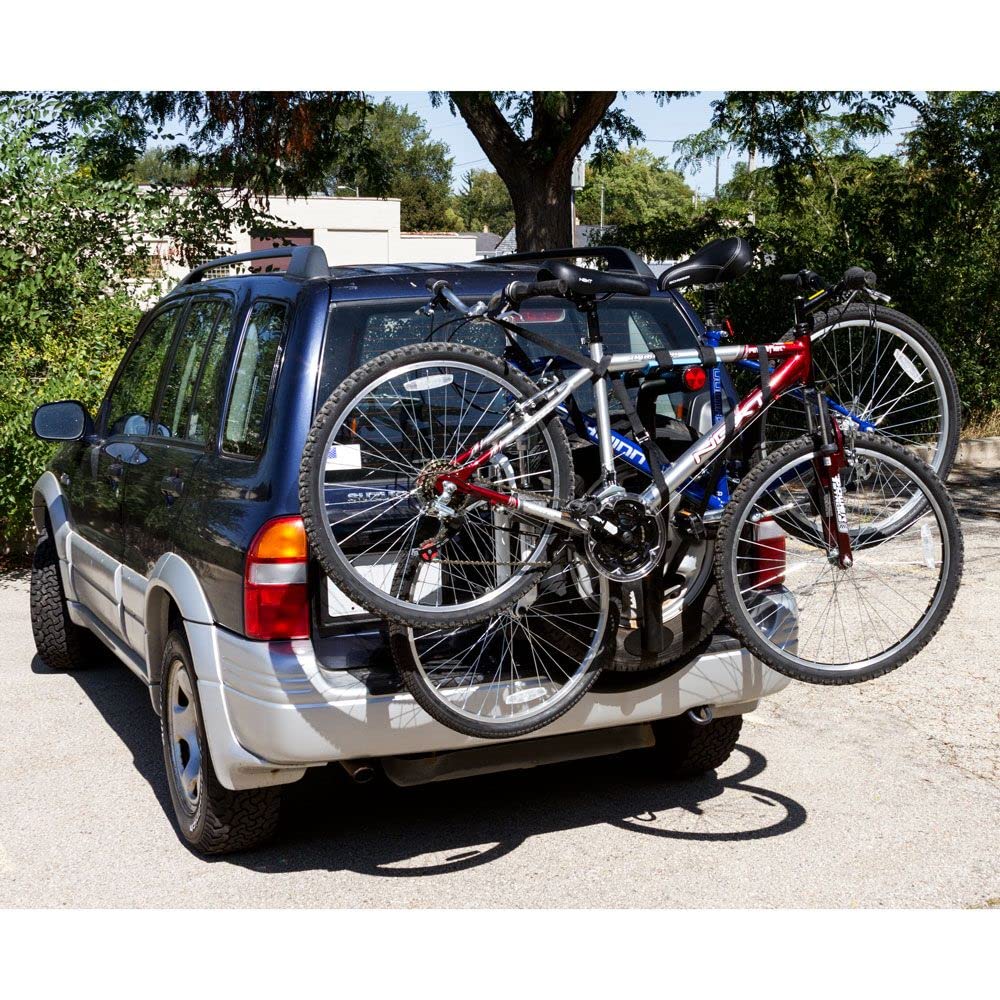 Elevate Outdoor BC-8407-2 Spare Tire Mounted Bicycle Carrier Rack, Fits 2 Bikes
