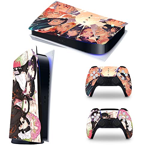 Devil Hunter PS5 Standard Edition Console and Controller 5 Controller Skin Set - PlayStation 5 Vinyl
