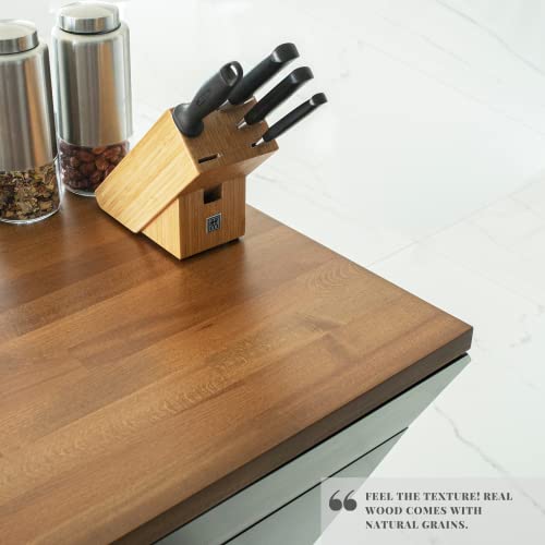 Lovendo | Handmade | Solid Wood Table Top | Butcher Block Counter Top | 72ββ x 23.6 ββ inch | Thickness 1.18'' | Matte Finish