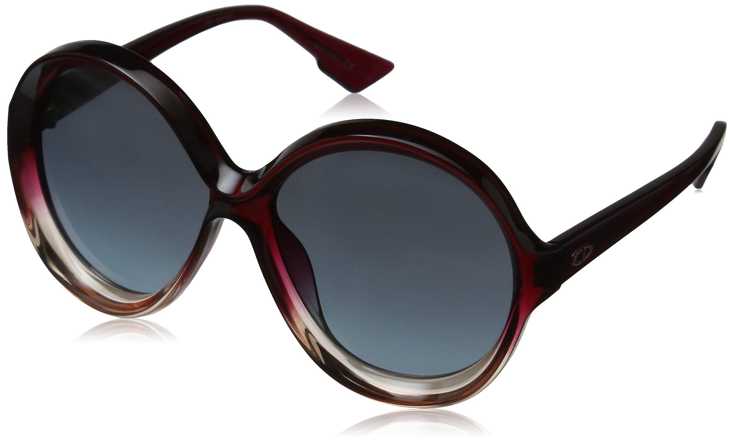 Dior 200773-00T5 Sunglasses BURGUPINK w/GRAY PETROL 58mm