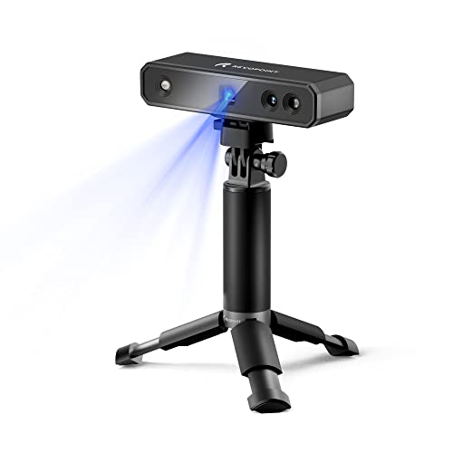 Revopoint Mini 3D Scanner for 3D Printing Handheld, Up to 0.02 mm Precision, Industrial Blue Light, Portable 3D Model Scanner for Dental, Jewelry and Small Objects - Standard