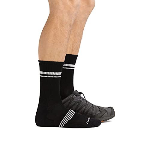 Darn Tough Vermont Element Crew Lightweight with Cushion White MD (US 8-9.5)