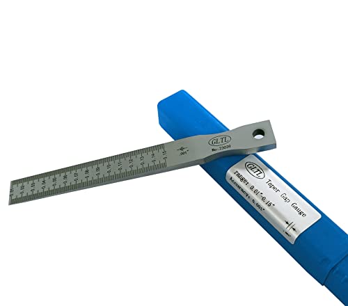 GLTL Inch unit Taper Gap Gauge 0.01"-0.15", Graduation 0.001"