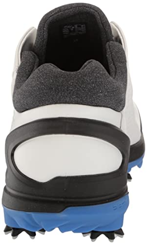 ECCO Men's Biom G 3 BOA Gore-Tex Golf Shoe, White/Black, 10-10.5