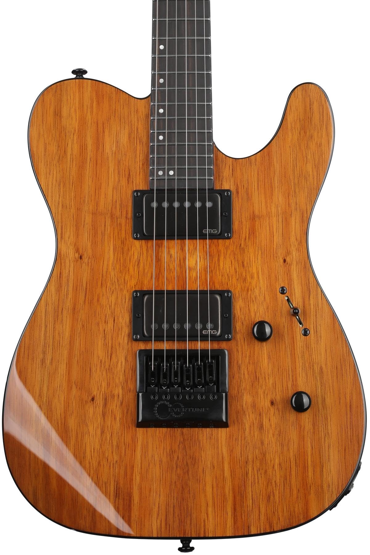 ESP LTD TE-1000 EverTune Koa Electric Guitar - Natural Gloss
