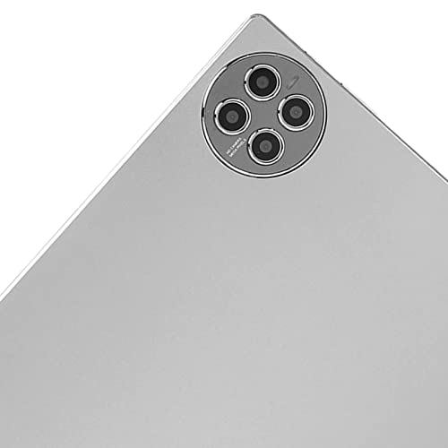FOLOSAFENAR Smart Tablet, Octa Core CPU 10in Tablet Support 4GLTE 5GWiFi Dual Speakers 1920x1200 Resolution for Entertainment (Grey)