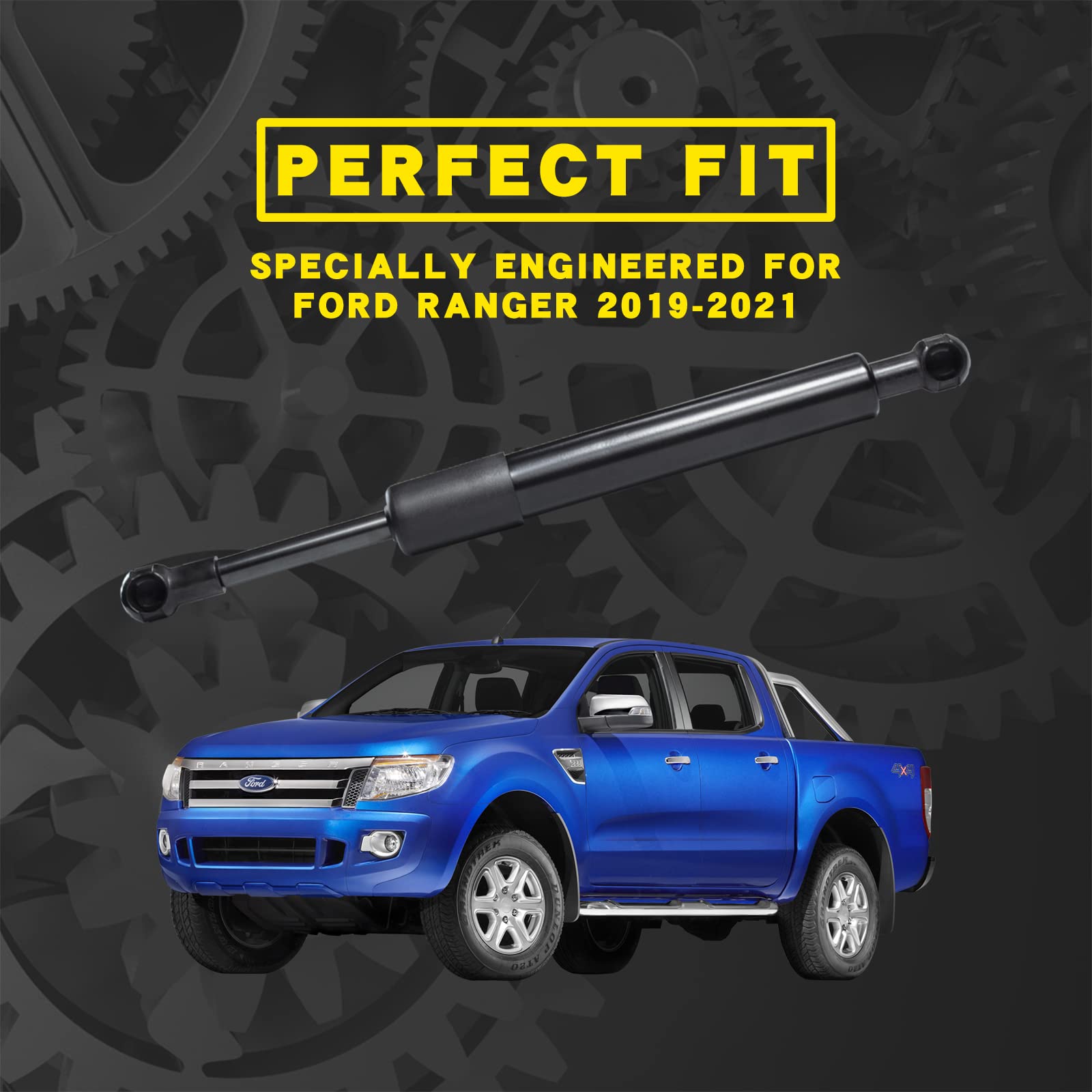 Esploratori for Ford Ranger Tailgate Assist, Truck Tail Gate Lift Assist Tailgate Shock Compatible with Ford Ranger 2019 2020 2021 2022, Ford Ranger Accessories, DZ43206