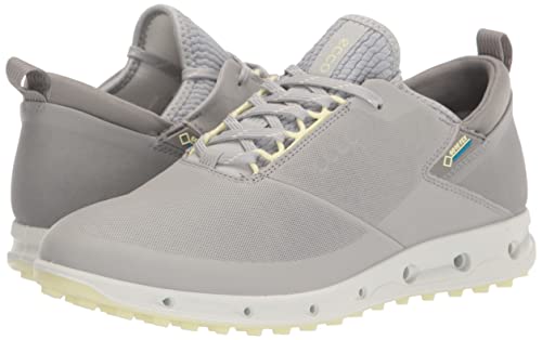 ECCO Women's Cool Pro Gore-TEX Waterproof Golf Shoe, Concrete/Wild Dove, 10-10.5