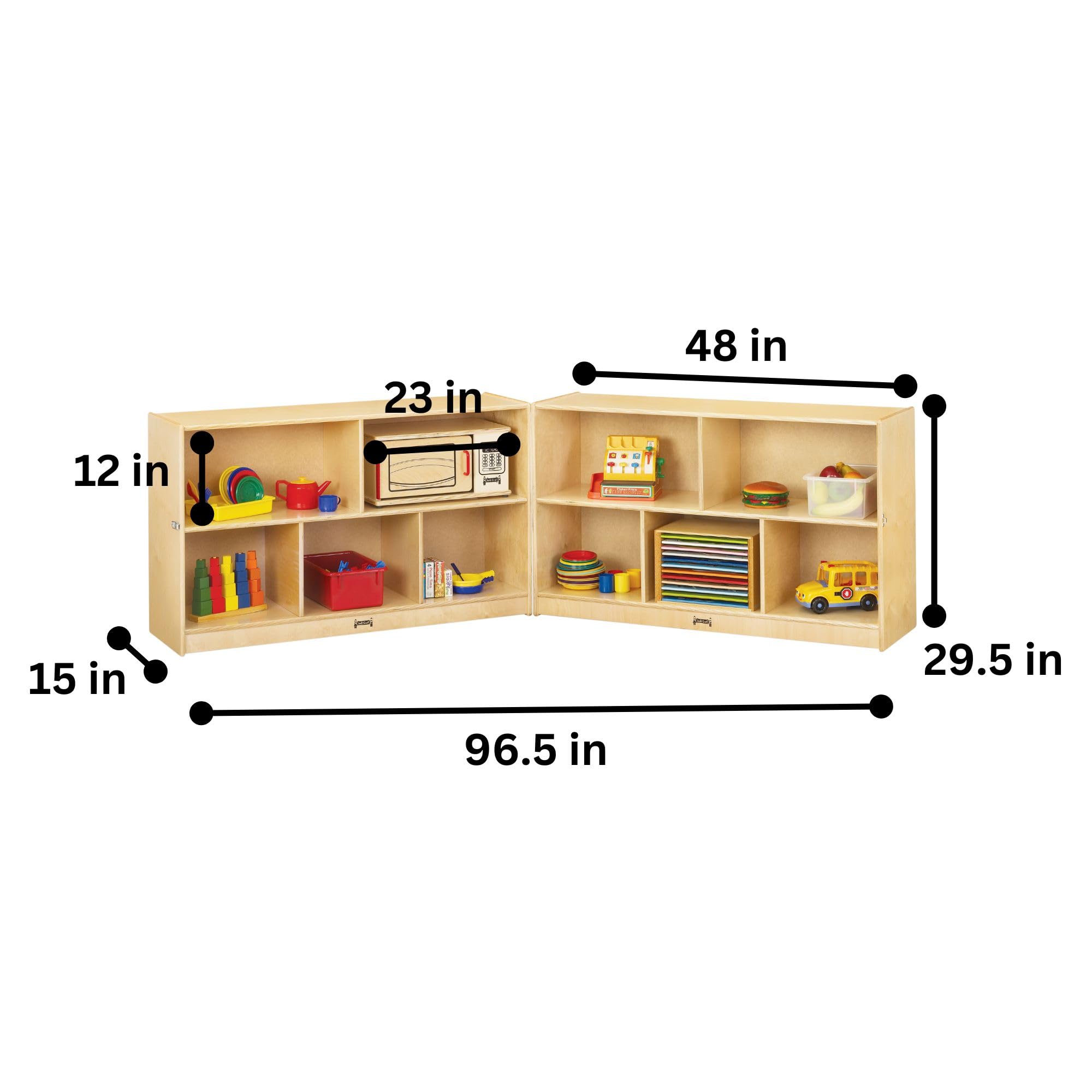 Jonti-Craft Low Mobile Fold-N-Lock