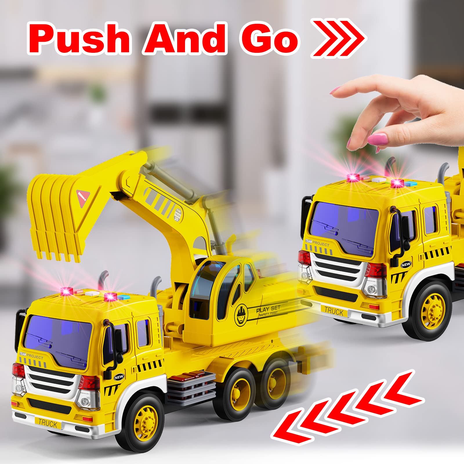GizmoVine Construction Toy Truck