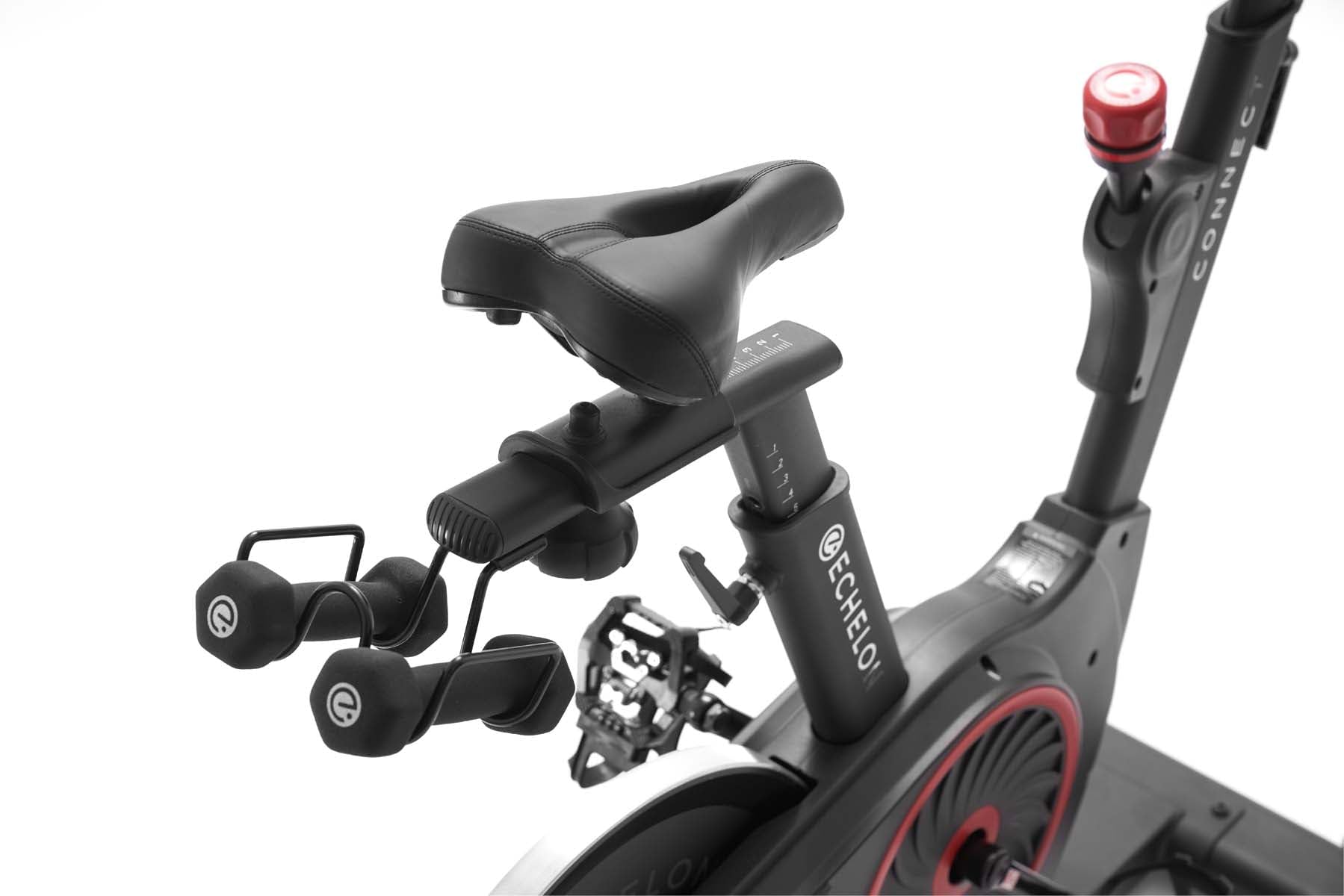 Echelon Smart Connect Fitness Bike, 30-Day Free Echelon Membership, Easy Storage, Small Spaces, Cushioned Seat, Solid Design, HIIT, Top Instructors, 32 Resistance Levels, Bluetooth, EX5S-10