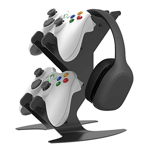 DOYO Xbox Controller Stand Holder - Fits Modern and Retro Game Controllers for Xbox/Nintendo / PS4 / PS5 Universal Gamepad - Soporte de Audifonosfor