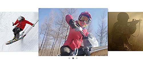 DPLUS Ski Goggles, Snowboard Snow Goggles for Men Women with Spherical Detachable Lens UV Protection Anti-Fog (Yellow/Colorful)