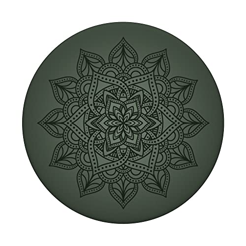 Mandala Alpine Green Phone 13 Pro Max Mandala Alpine Green PopSockets Swappable PopGrip