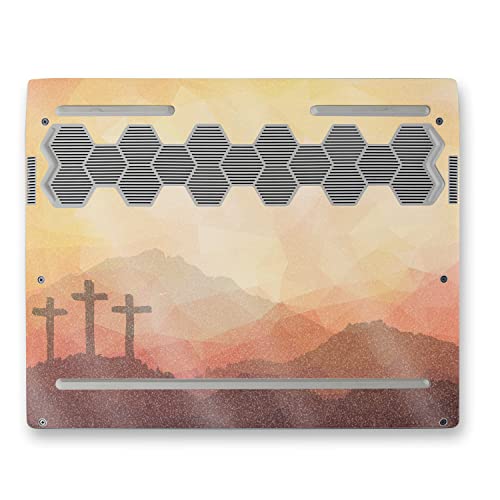 MightySkins Glossy Glitter Skin Compatible with Alienware X14 (2022) Full Wrap Kit - Salvation | Protective, Durable High-Gloss Glitter Finish | Easy to Apply & Change Styles | Made in The USA