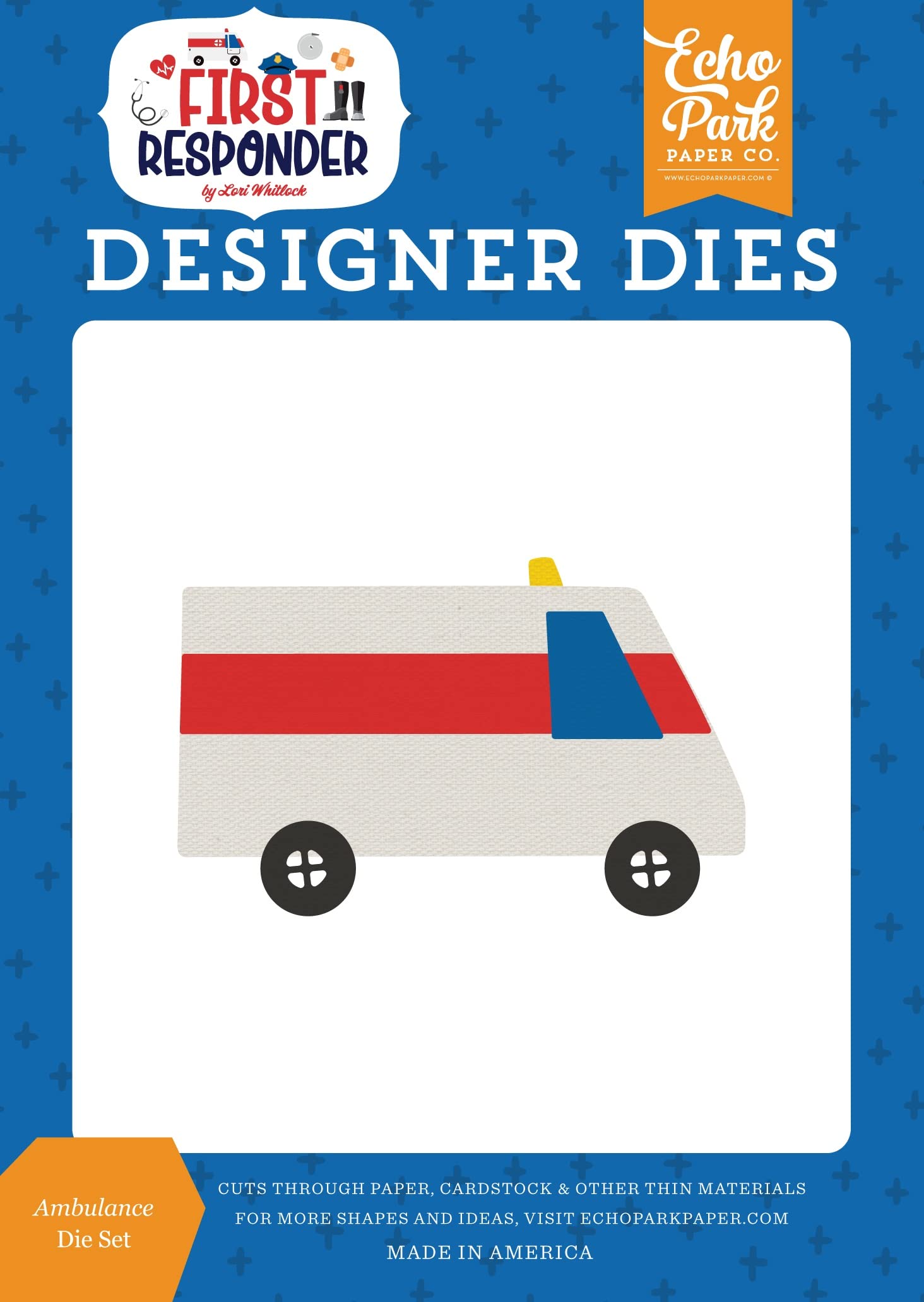 ECHO PARK PAPER COMPANY Echo Park Dies-Ambulance, First Responder, Multicolor