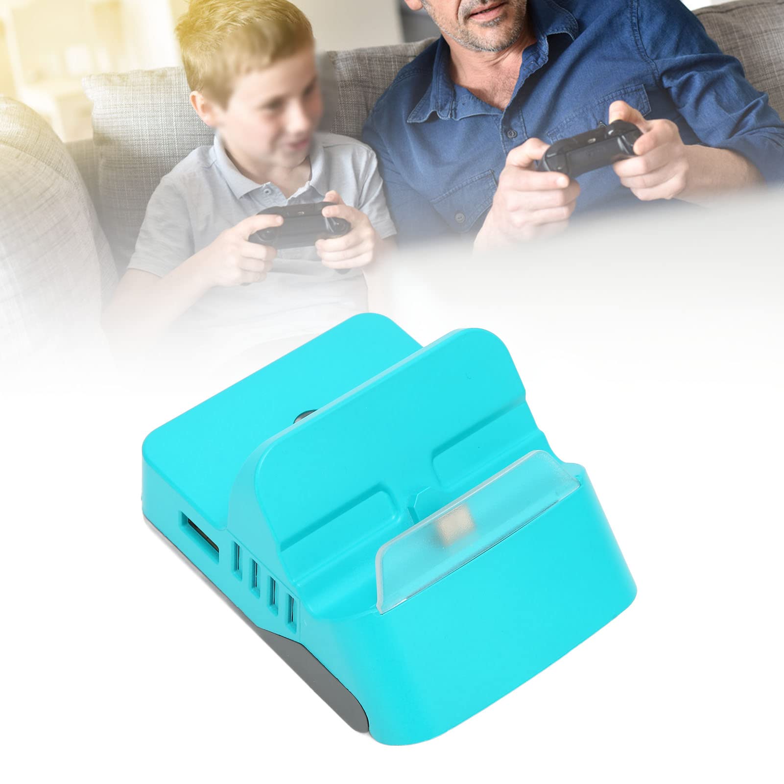 Game Console Charging Dock, One Click Switching Game Console Charging Station Plug and Play Excellent Heat Dissipation for SW Game Console