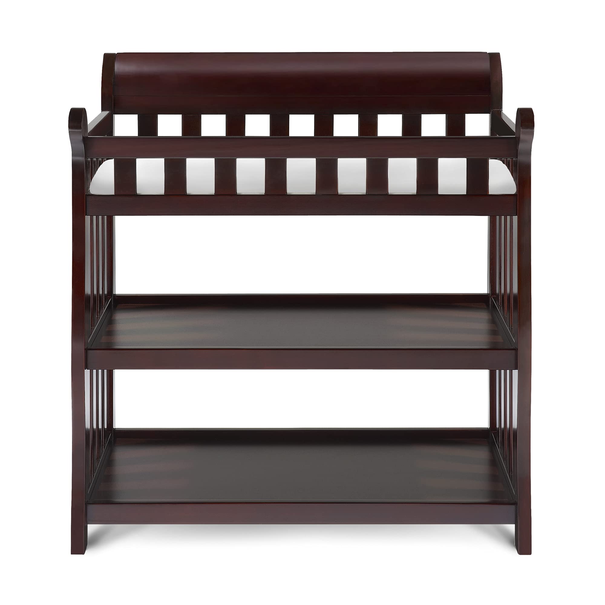 Delta Children Eclipse Changing Table with Changing Pad, Espresso Cherry